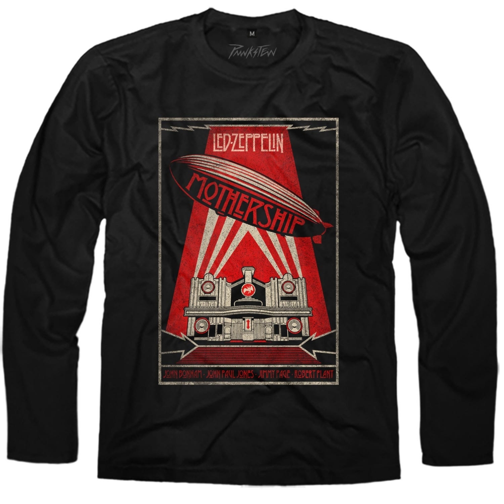 manga longa Led Zeppelin mothership